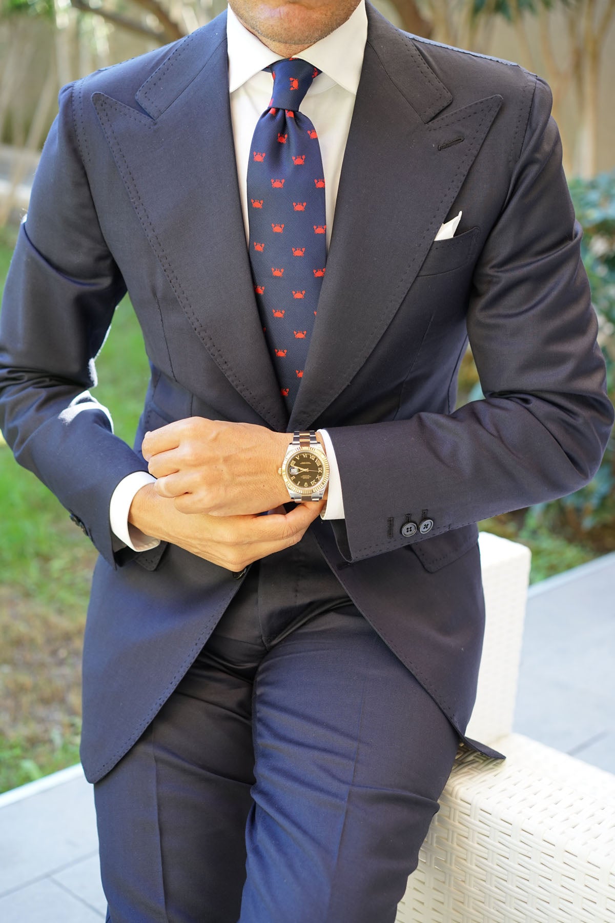 Beach Sand Crab Necktie | Animal Print Tie | Nautical Ties for Men AU ...