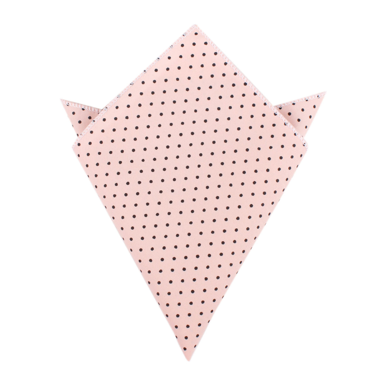Black Polka Dot Pocket Square | Polkadots Handkerchief | OTAA