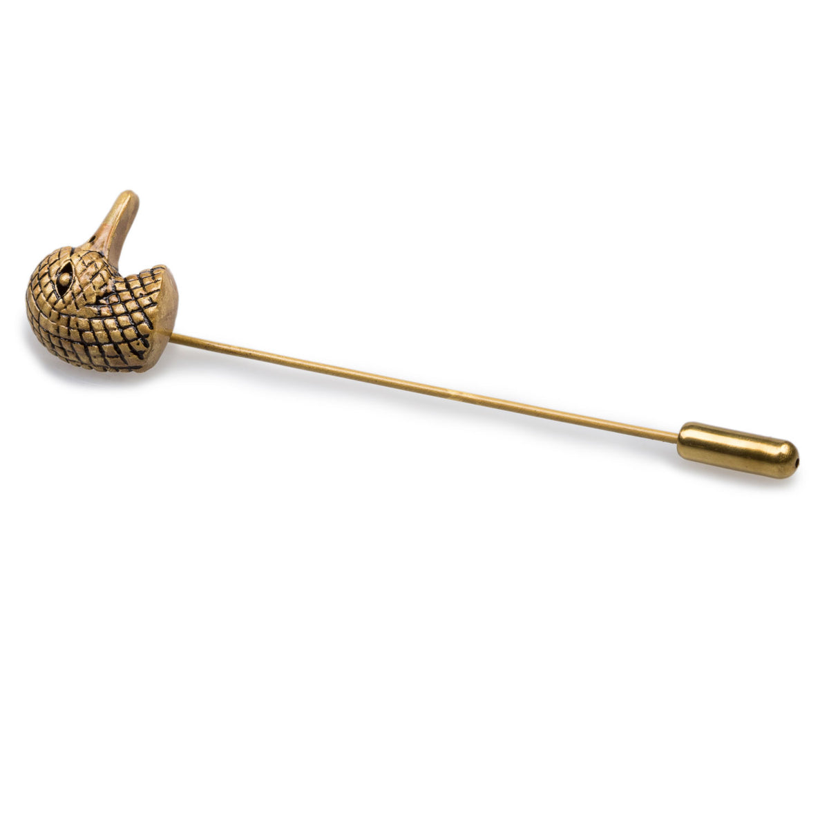 Brass Duck Lapel Pin | Bird Animal Antique Gold Metal Suit Lapel Pins ...
