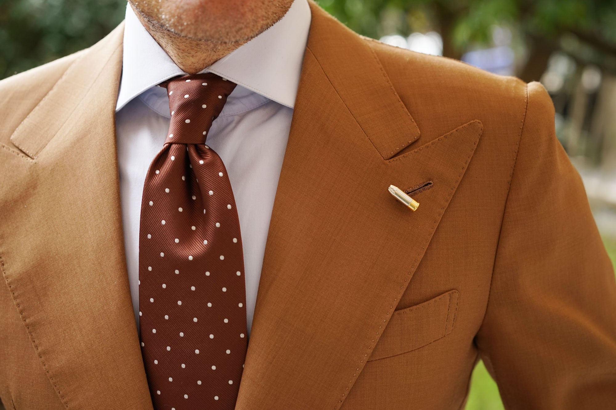 Bullet Lapel Pin | Ammunition Gun Silver Gold Metal Suit Lapel Pins | OTAA