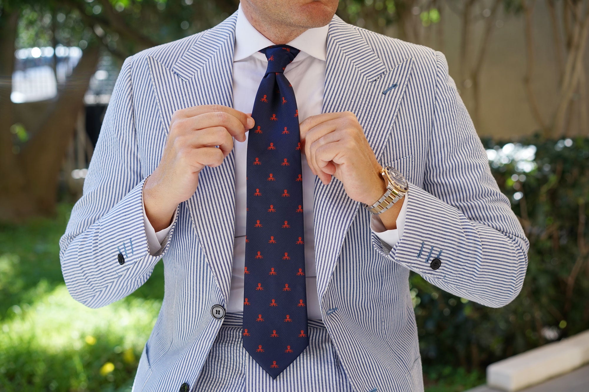 Caribbean Coral Octopus Tie | Nautical Animal Ties | Men's Neckties AU ...