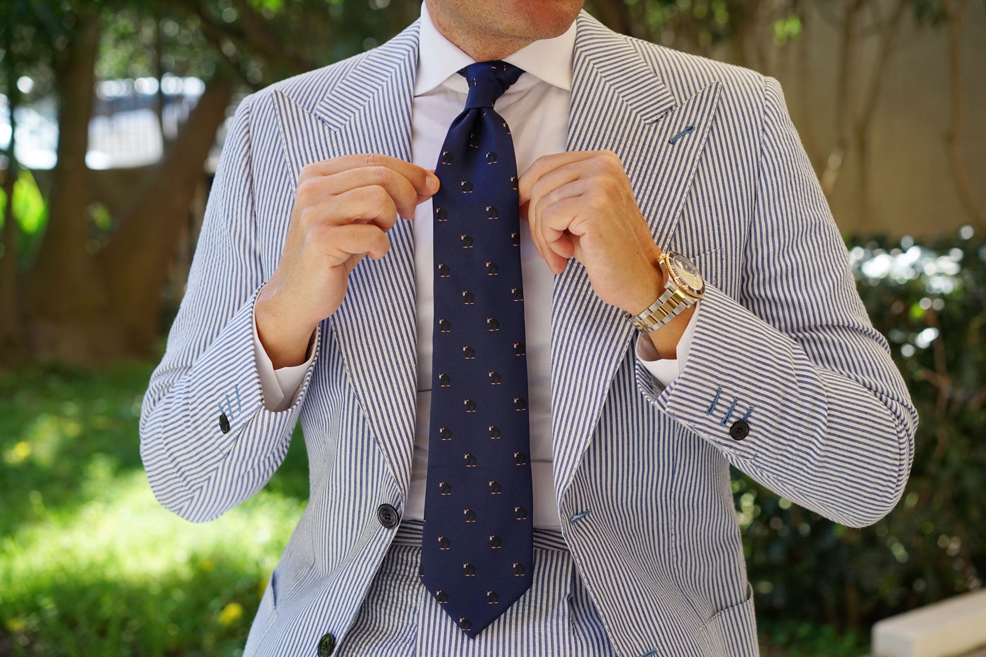 Chimpanzee Monkey Tie | Animal Ties | Men's Cool Funny Unique Neckties ...