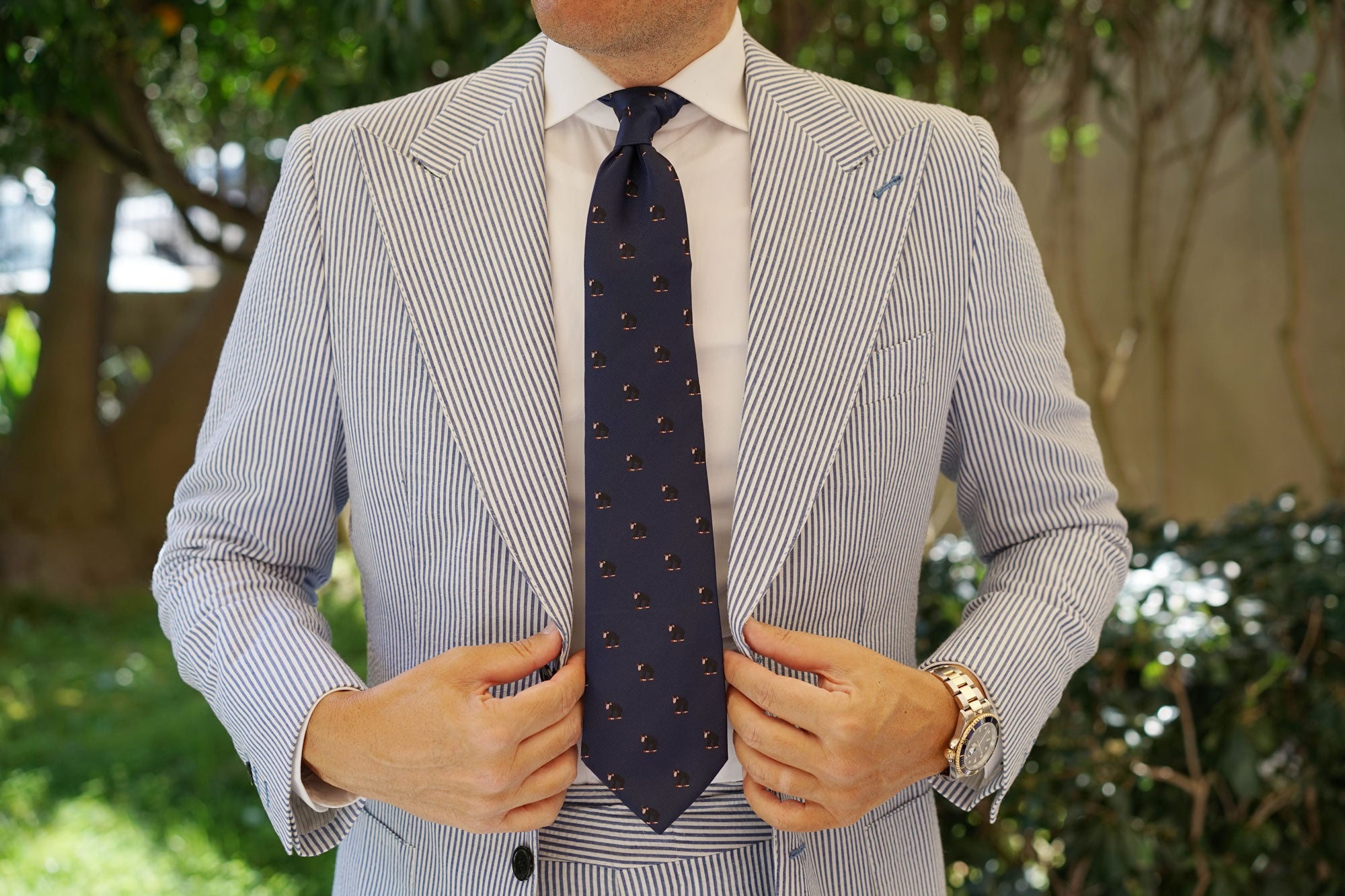 Chimpanzee Monkey Tie | Animal Ties | Men's Cool Funny Unique Neckties ...