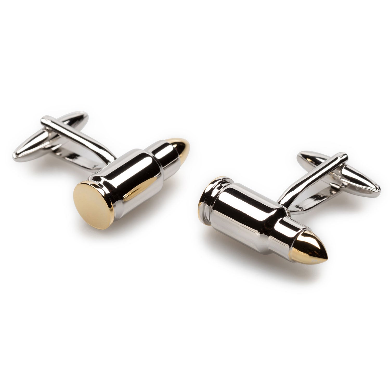Eastwood Bullet Cufflinks | Ammunition Silver Gold Mens Cufflink | OTAA