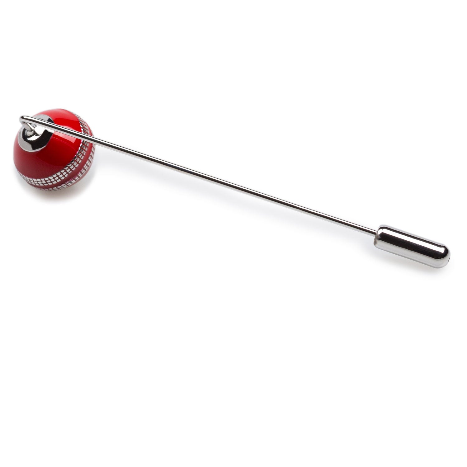Cricket Ball Lapel Pin | Sports Red Enamel Lapel Pins | Mens Suit Pins ...