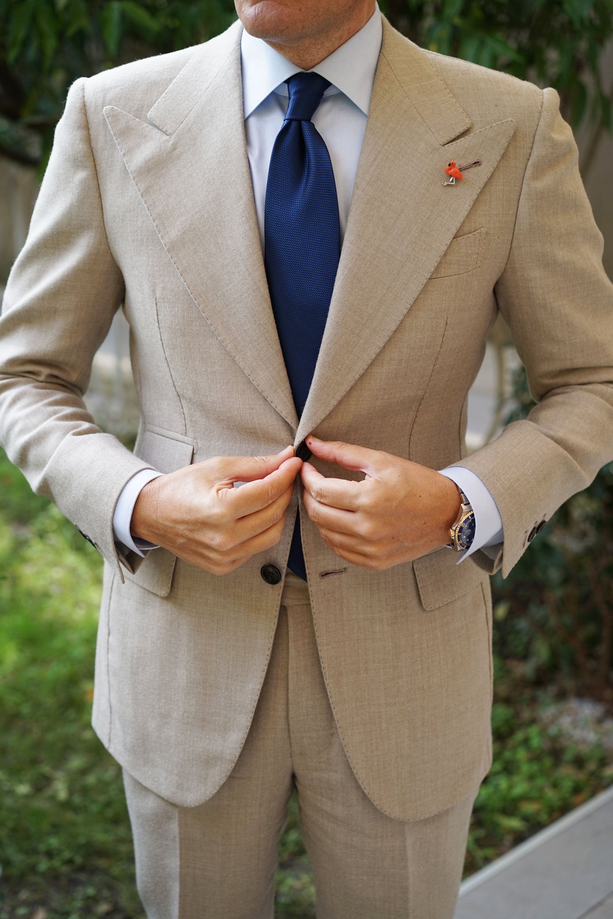 Cuban Flamingo Lapel Pin | Wading Bird Orange Enamel Metal Lapel Pins ...