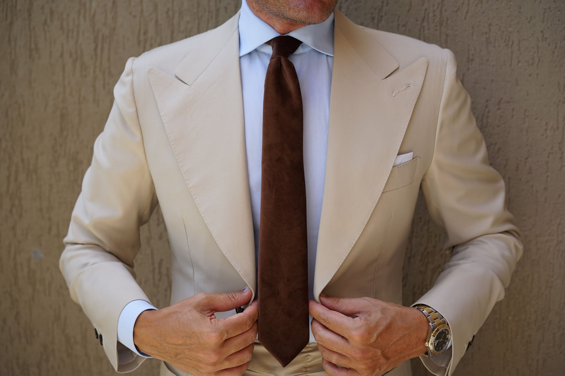 Dark Brown Velvet Skinny Tie | Men's Wedding Slim Ties Thin Necktie AU ...