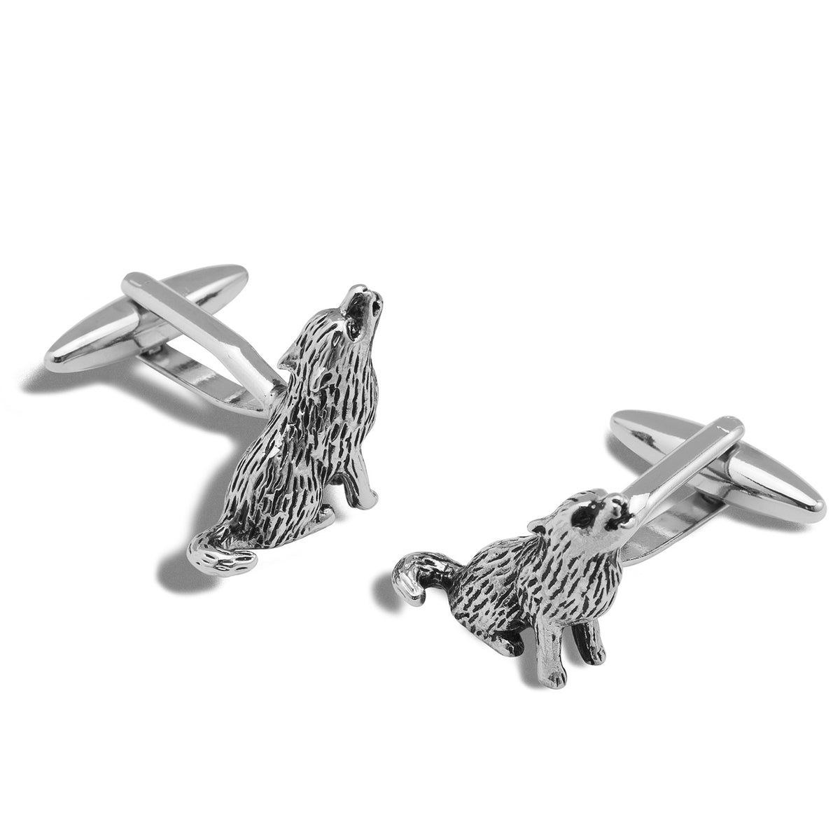 Dire Wolf Cufflinks | Grey Wolves Cufflinks | Silver Animal Cuff Links ...