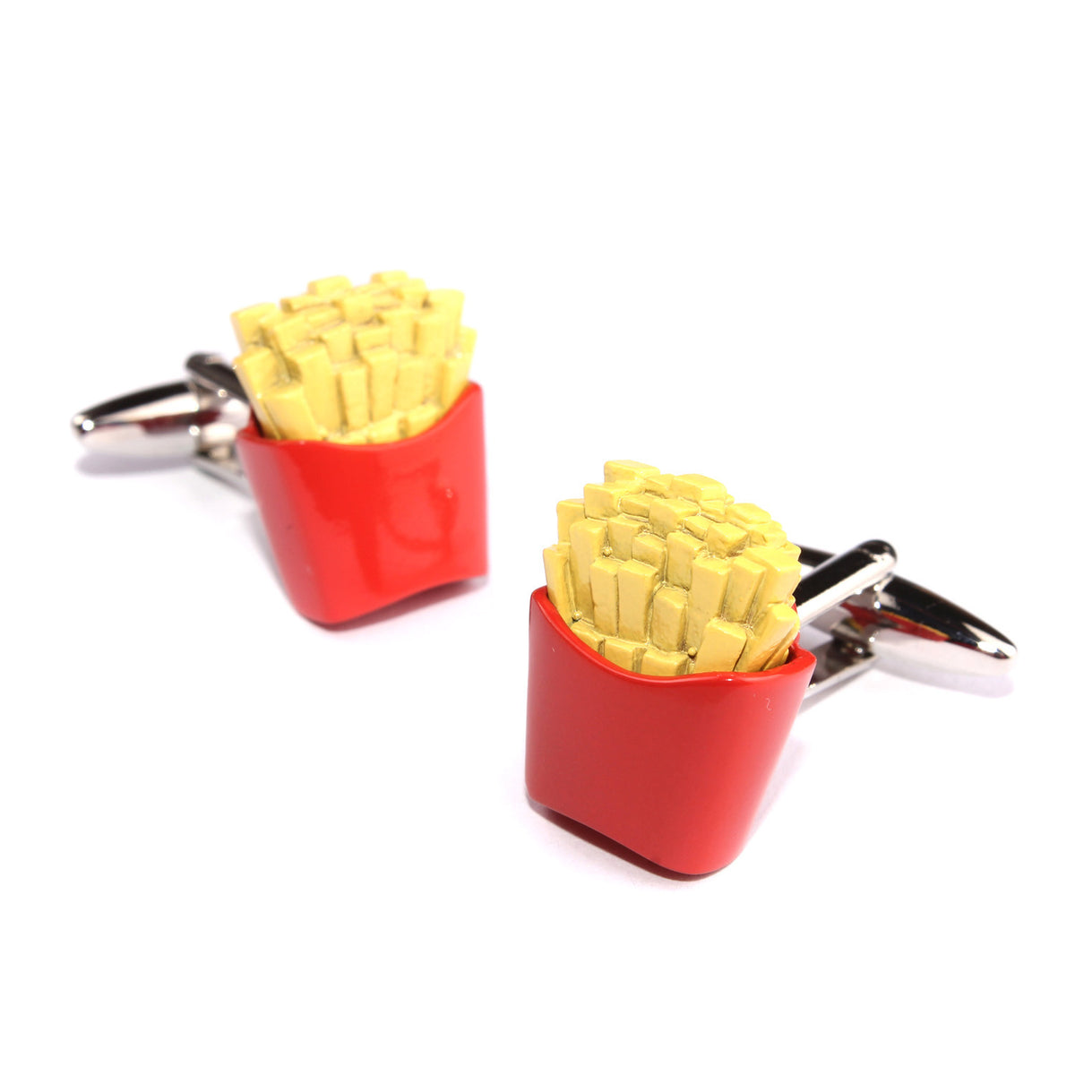 French Fries Cufflinks | Fast Food Cufflink | Fun Shirt Cuff Links | OTAA