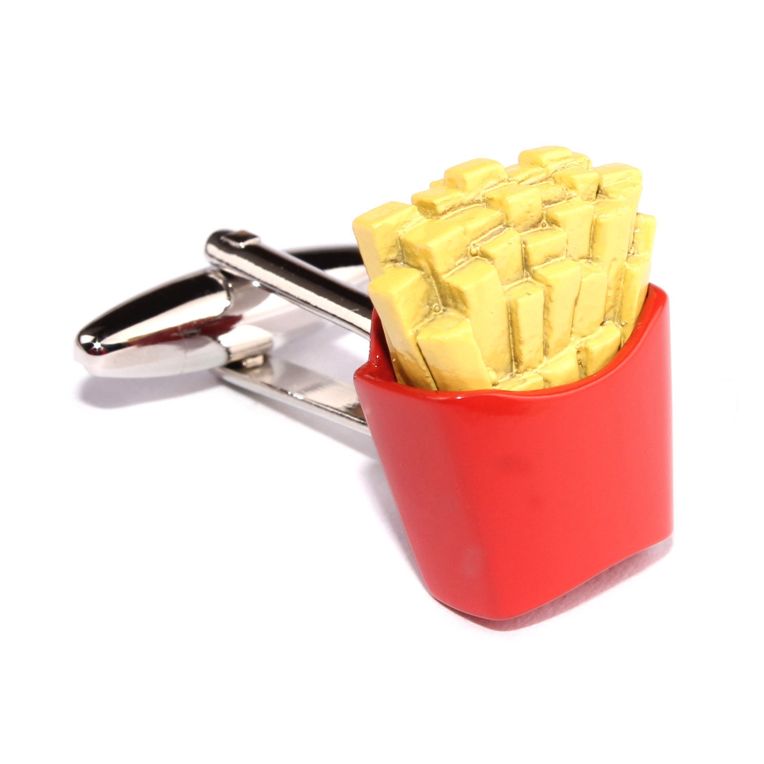 French Fries Cufflinks | Fast Food Cufflink | Fun Shirt Cuff Links | OTAA