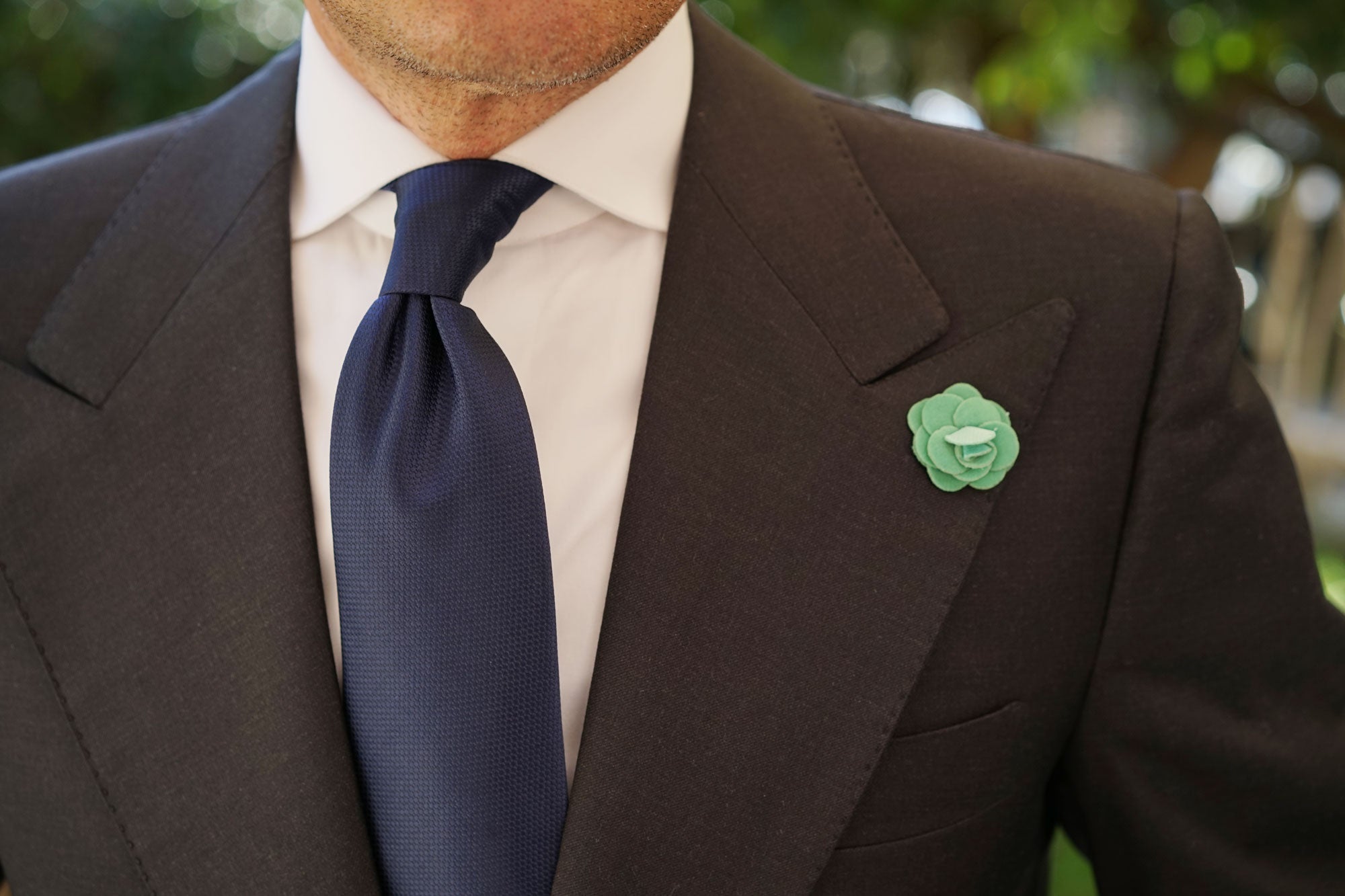 Green Mini Velvet Lapel Pin | Men Suit Small Camellia Boutonniere Pins ...