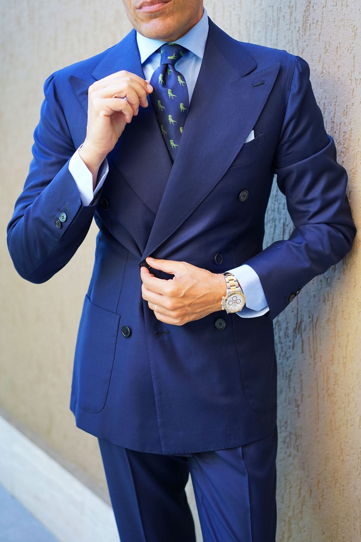 Green T-Rex Dinosaur Tie | Novelty Animal Ties | Fun Neckties for Men ...