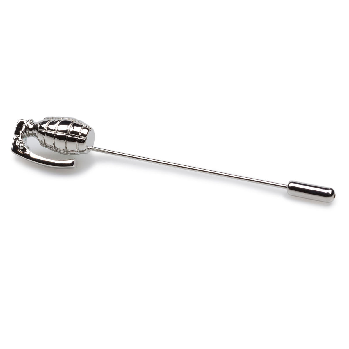 Grenade Lapel Pin | Gas Bomb Silver Metal Lapel Pins | Suit Jacket Pin ...