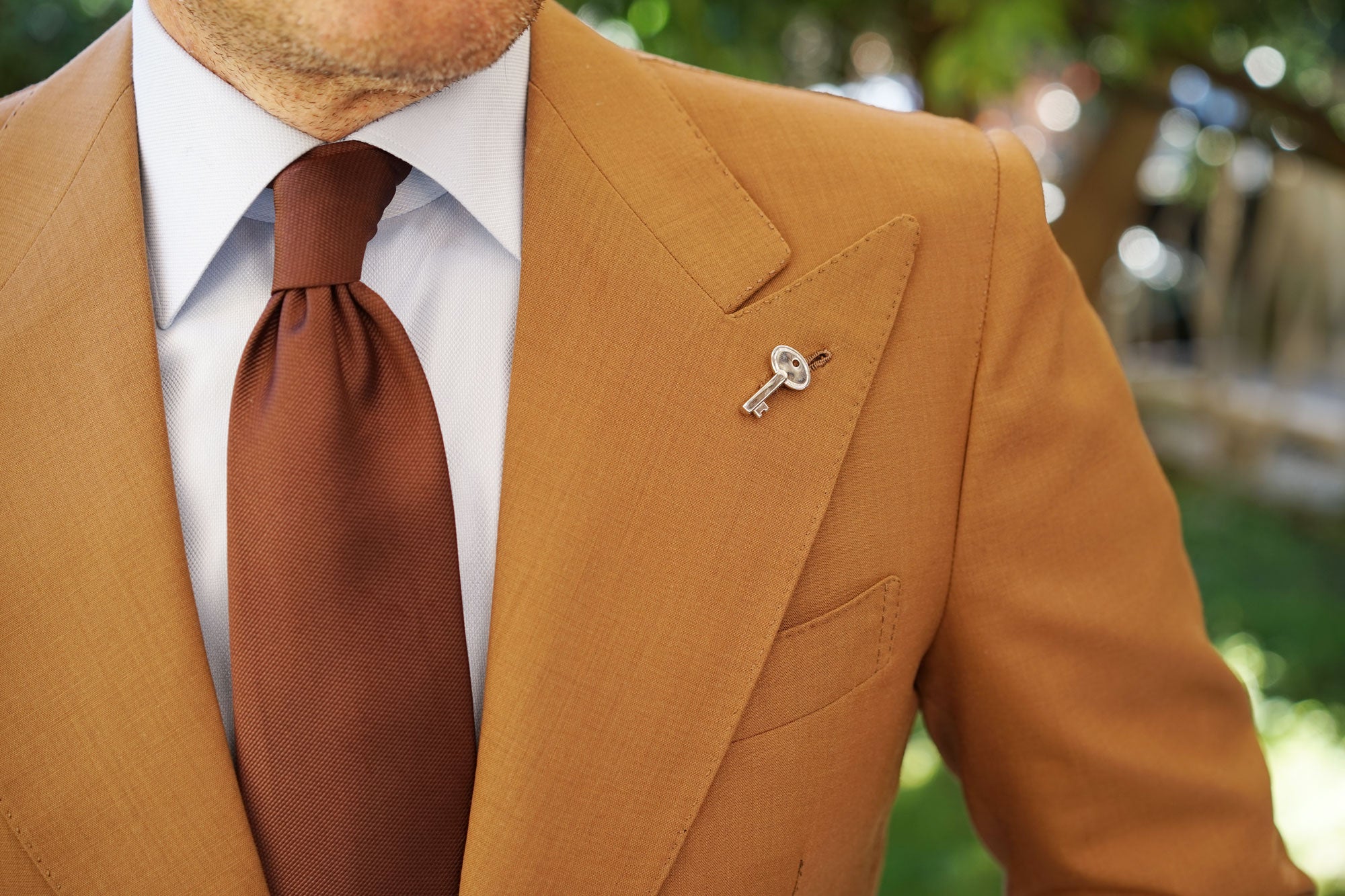 Key Lapel Pin | Sterling Silver Metal Lapel Pins | Men Suit Jacket Pin ...