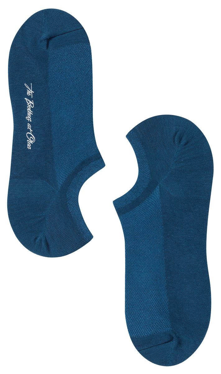 Marine Blue Low-Cut Socks | Men's Cotton Ankle Socks | No Show Socks | OTAA