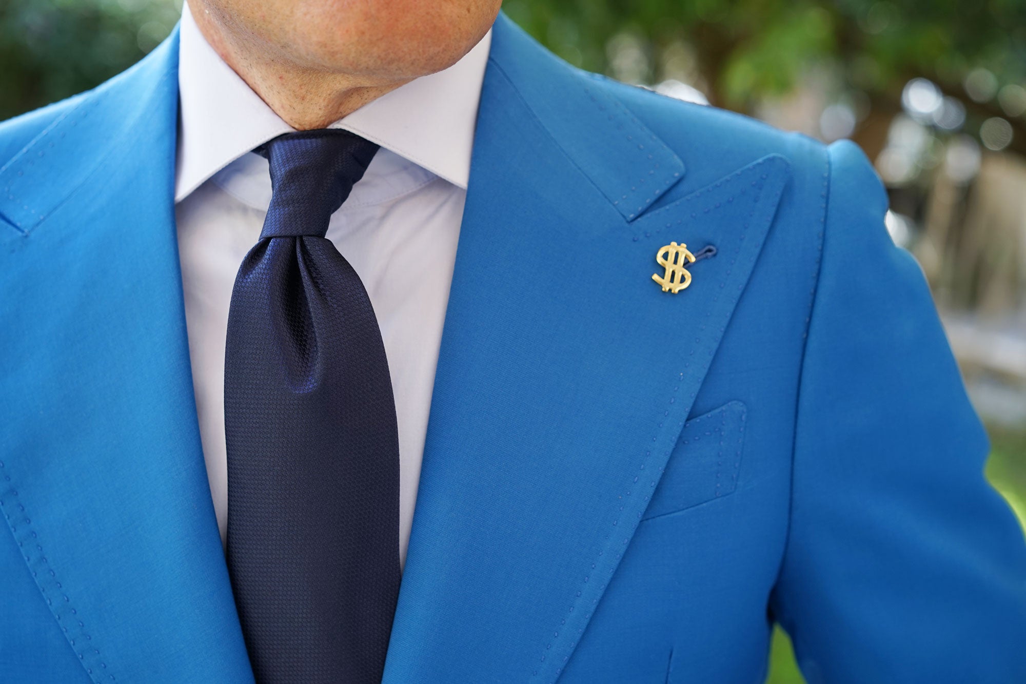 Casino Gold Dollar Lapel Pin | $ Sign Cash Metal Suit Lapel Pins | OTAA