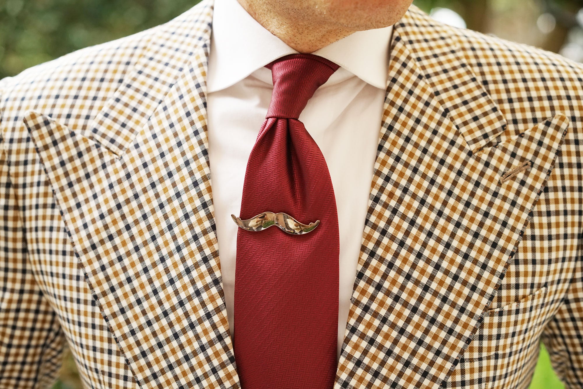 Moustache Tie Bar | Men Unique Sterling Silver Mustache Beard Tie Clip ...