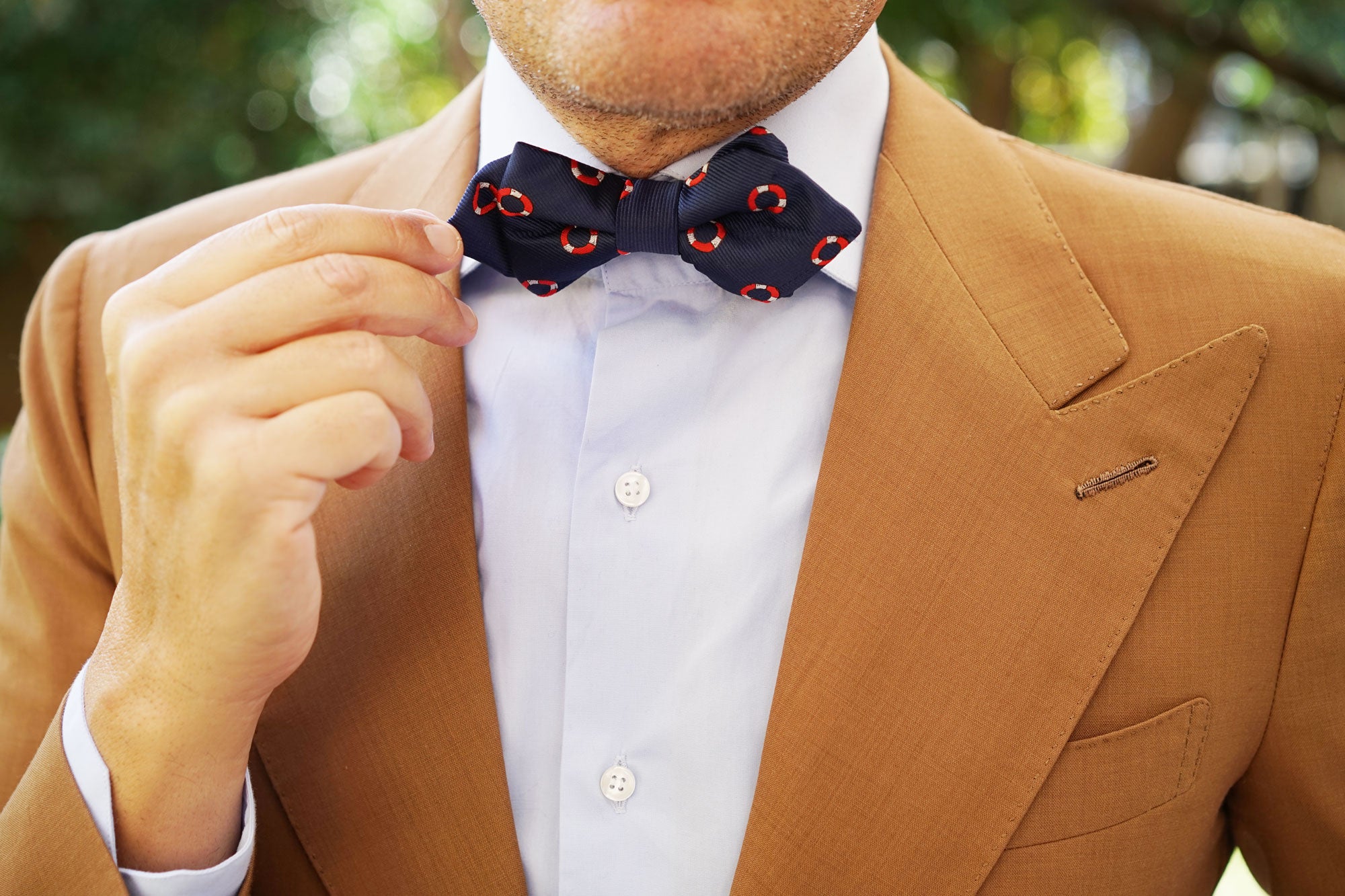 Nautical Float Diamond Bow Tie | Point Bowties Beach Pre-Tied Bow Ties ...