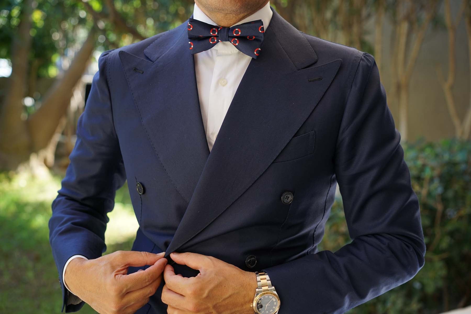 Nautical Float Bow Tie | Holiday Bowties | Designer Pre-Tied Bow Ties ...