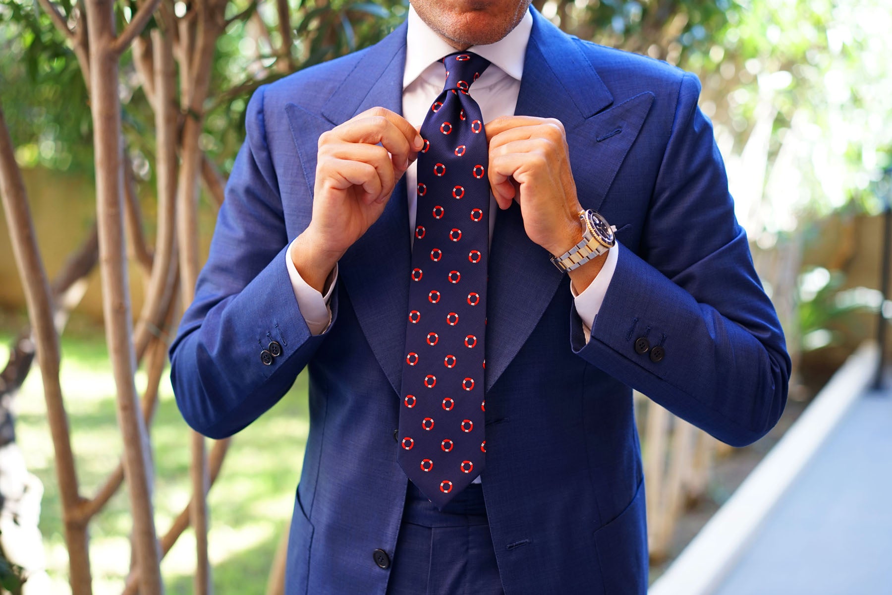 Nautical Float Tie | Beach Neckties | Holidays Ties | Men's Neck Ties ...