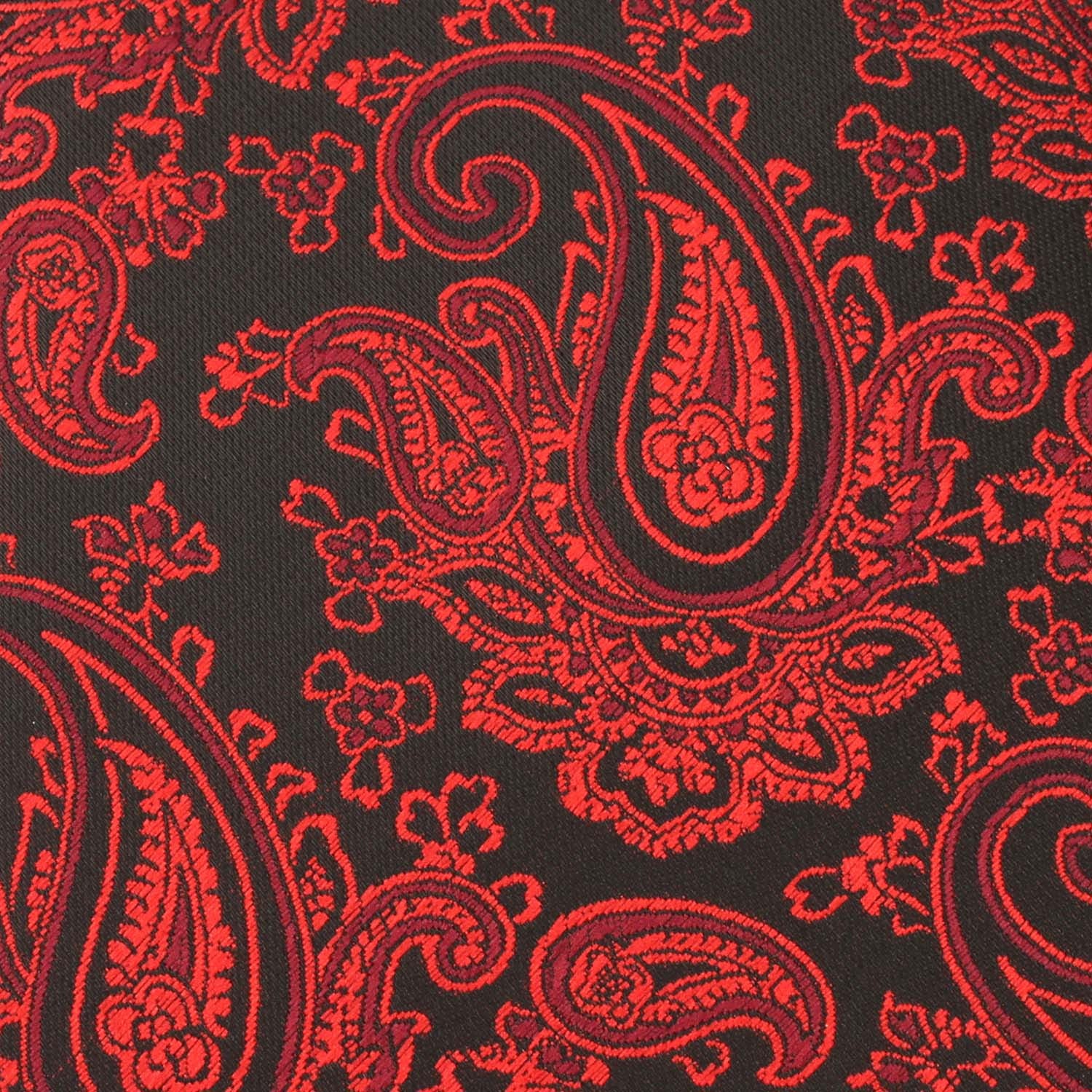 Red And Black Paisley Pattern
