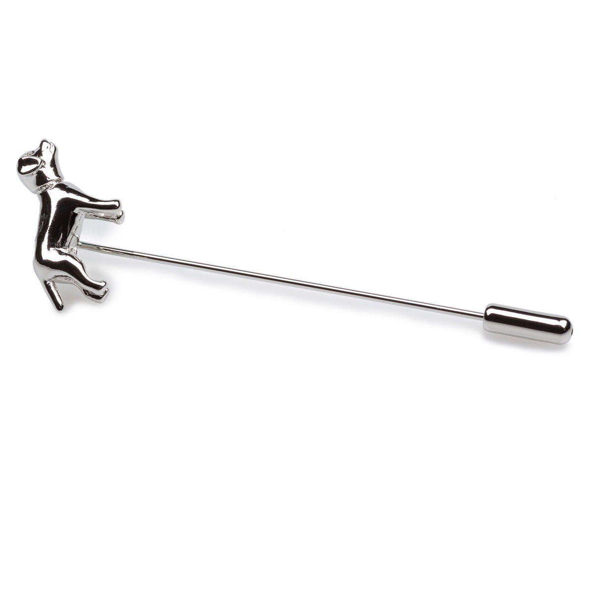 Puppy Dog Lapel Pin | Pet Animal Silver Metal Lapel Pins | Suit Pins | OTAA