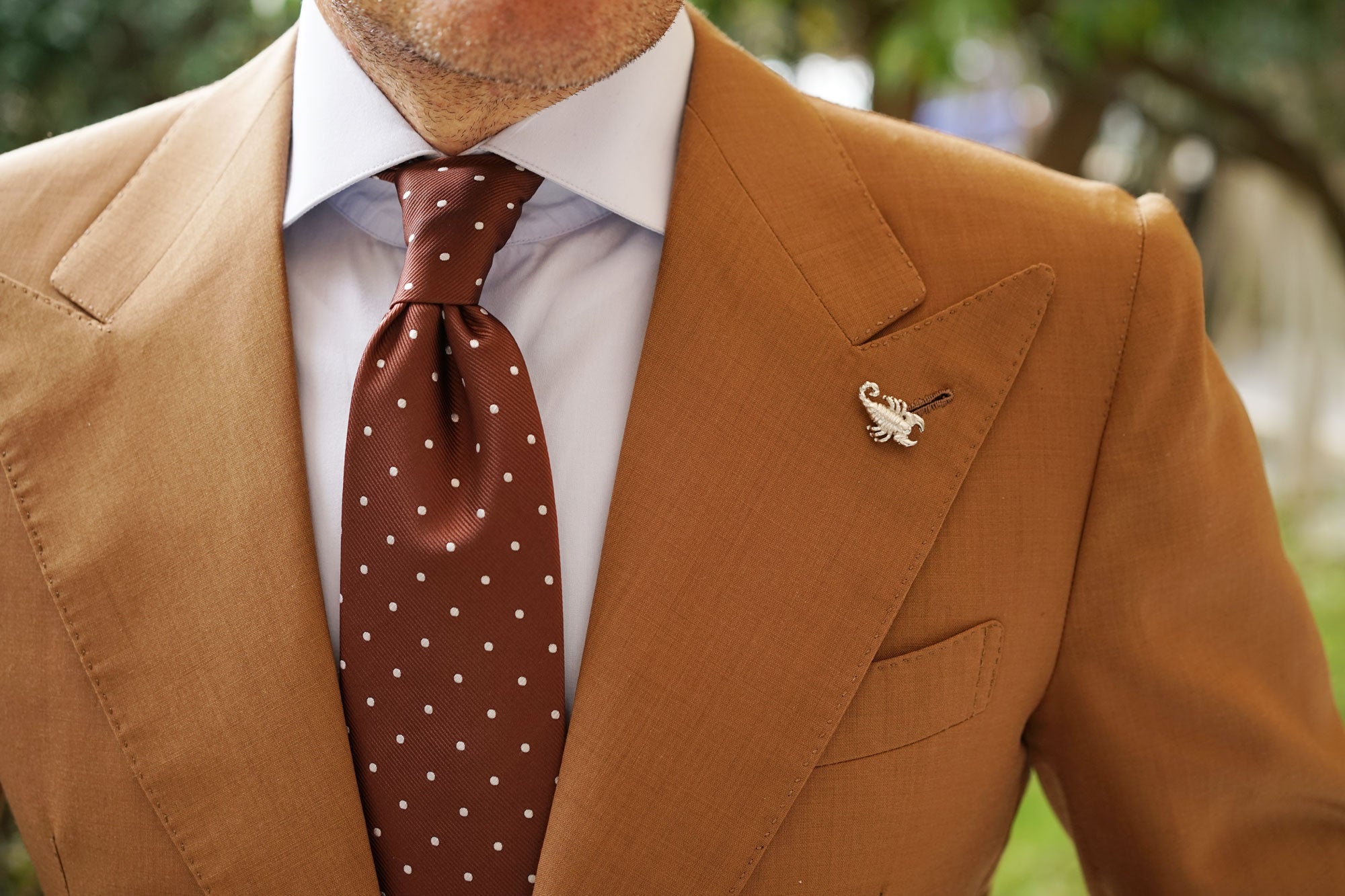 Scorpion Lapel Pin | Animal Zodiac Sign Silver Metal Suit Lapel Pins | OTAA