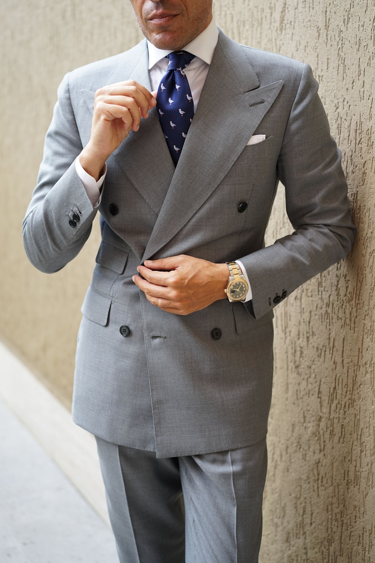 Seagull Bird Tie | Navy Blue Animal Ties | Mens Cool Necktie Australia ...