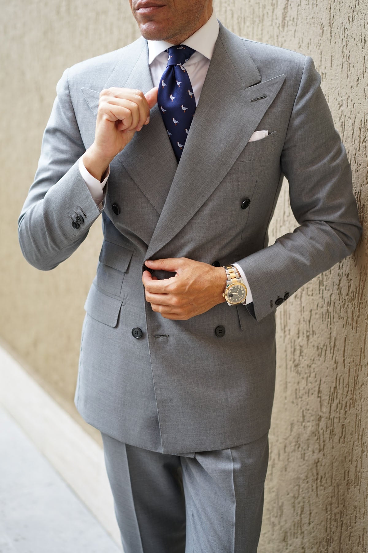 Seagull Bird Tie | Navy Blue Animal Ties | Mens Cool Necktie Australia ...