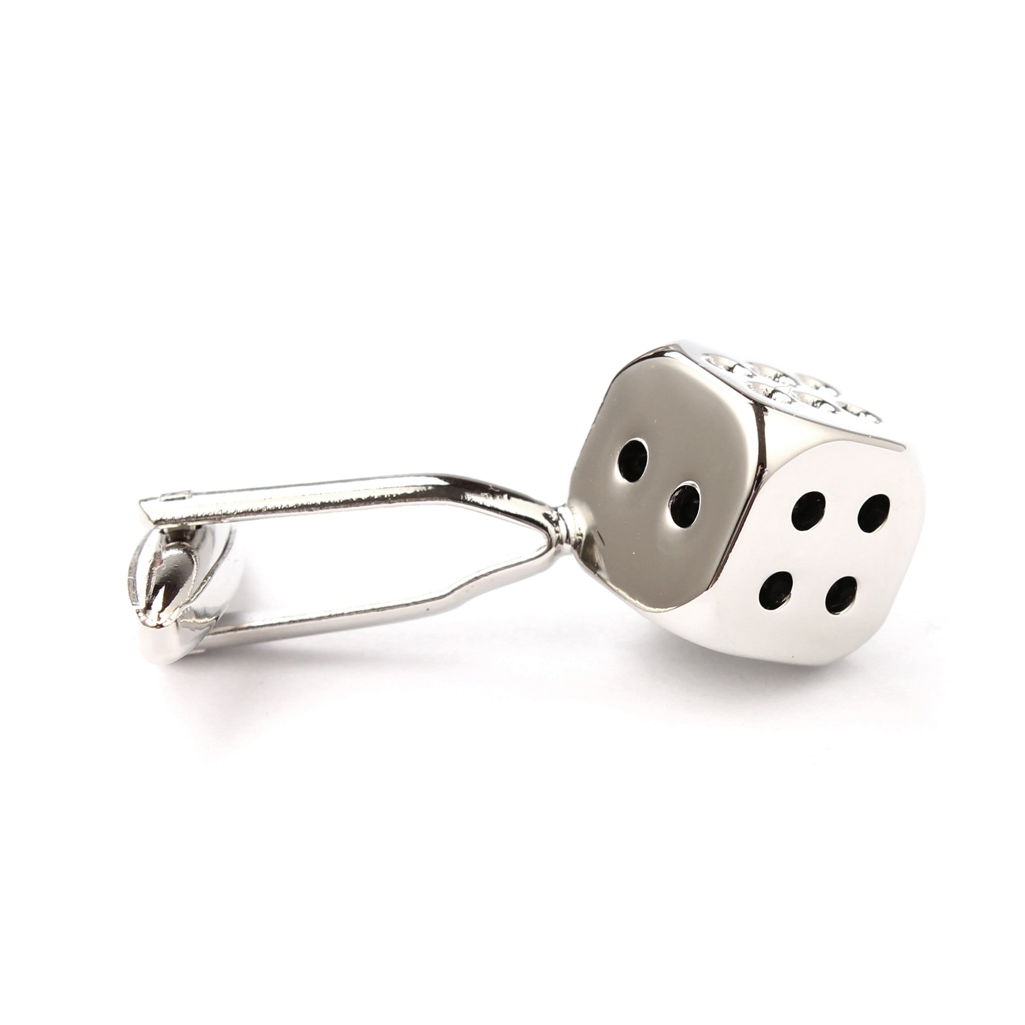 Silver Dice Cufflinks | Poker Cubes Cufflink | Fancy Casino Cuff Links ...