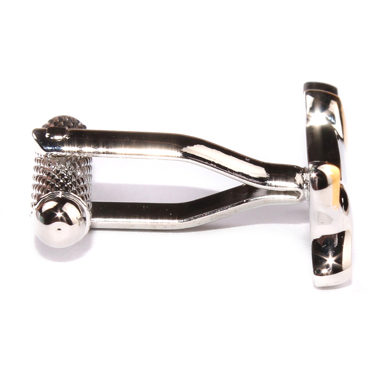 Silver Dog Cufflinks | Dachshund Sausage Dogs Custom Animal Cufflink | OTAA