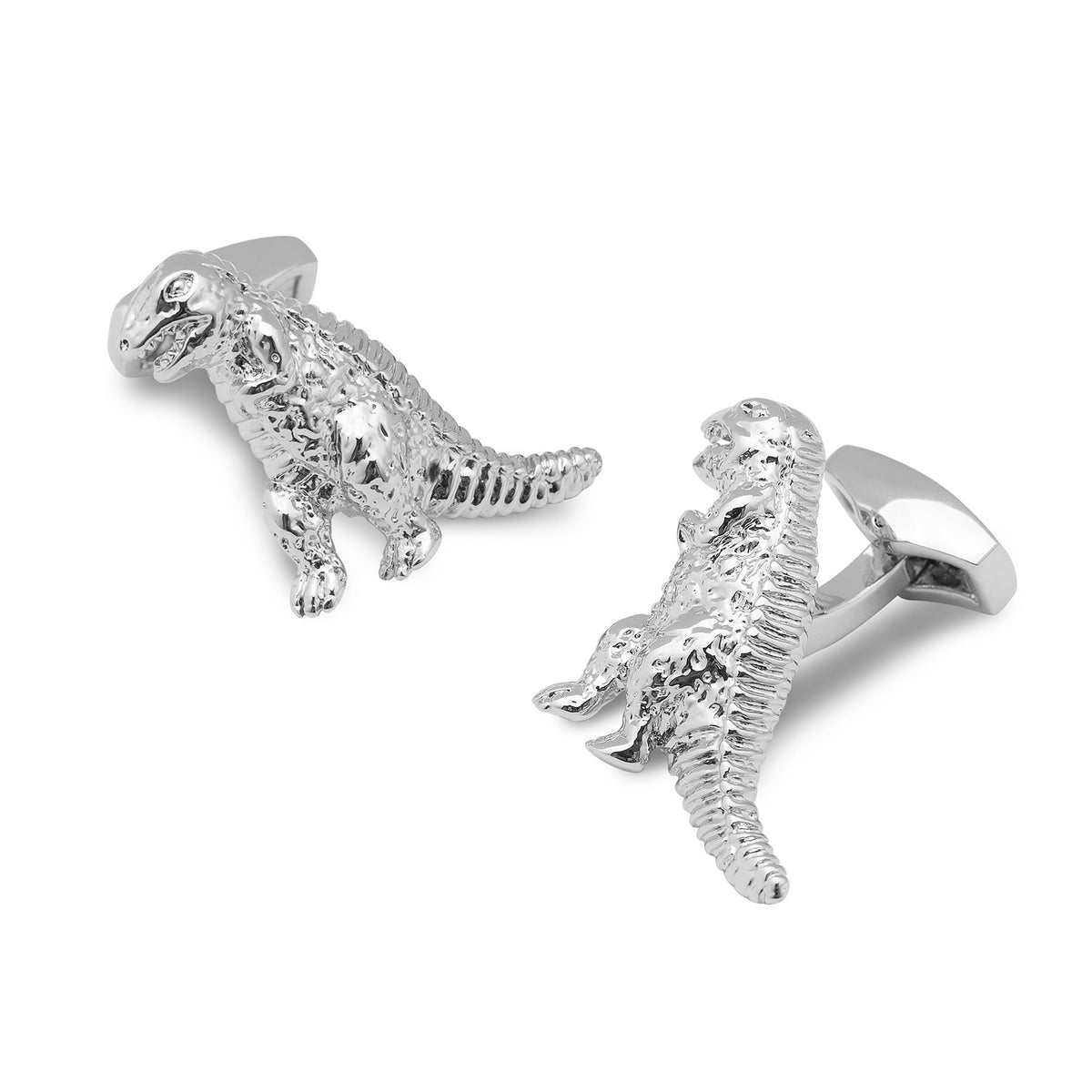 Silver Titanus Cufflinks | Jurassic Dinosaur Godzilla Animal Cuff Links ...