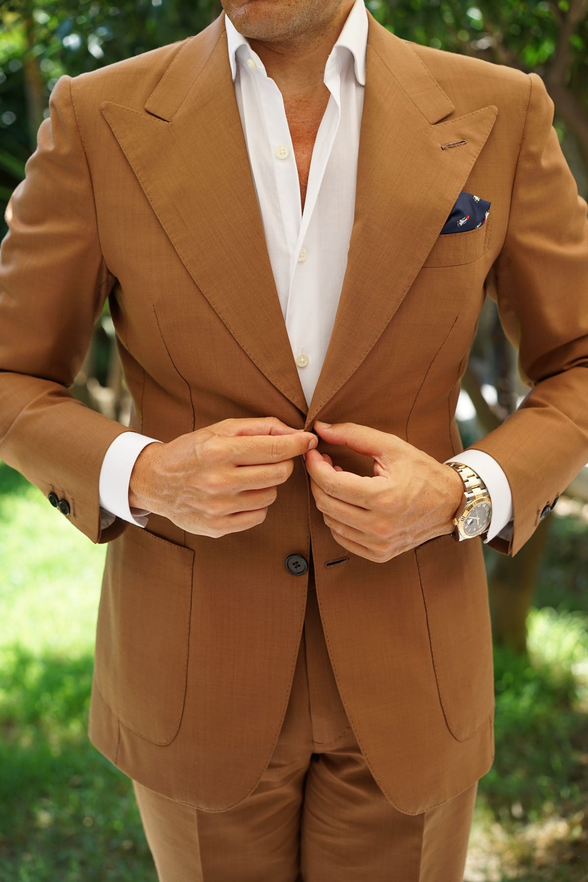 Space Shuttle Pocket Square | Novelty Mens Handkerchief | OTAA