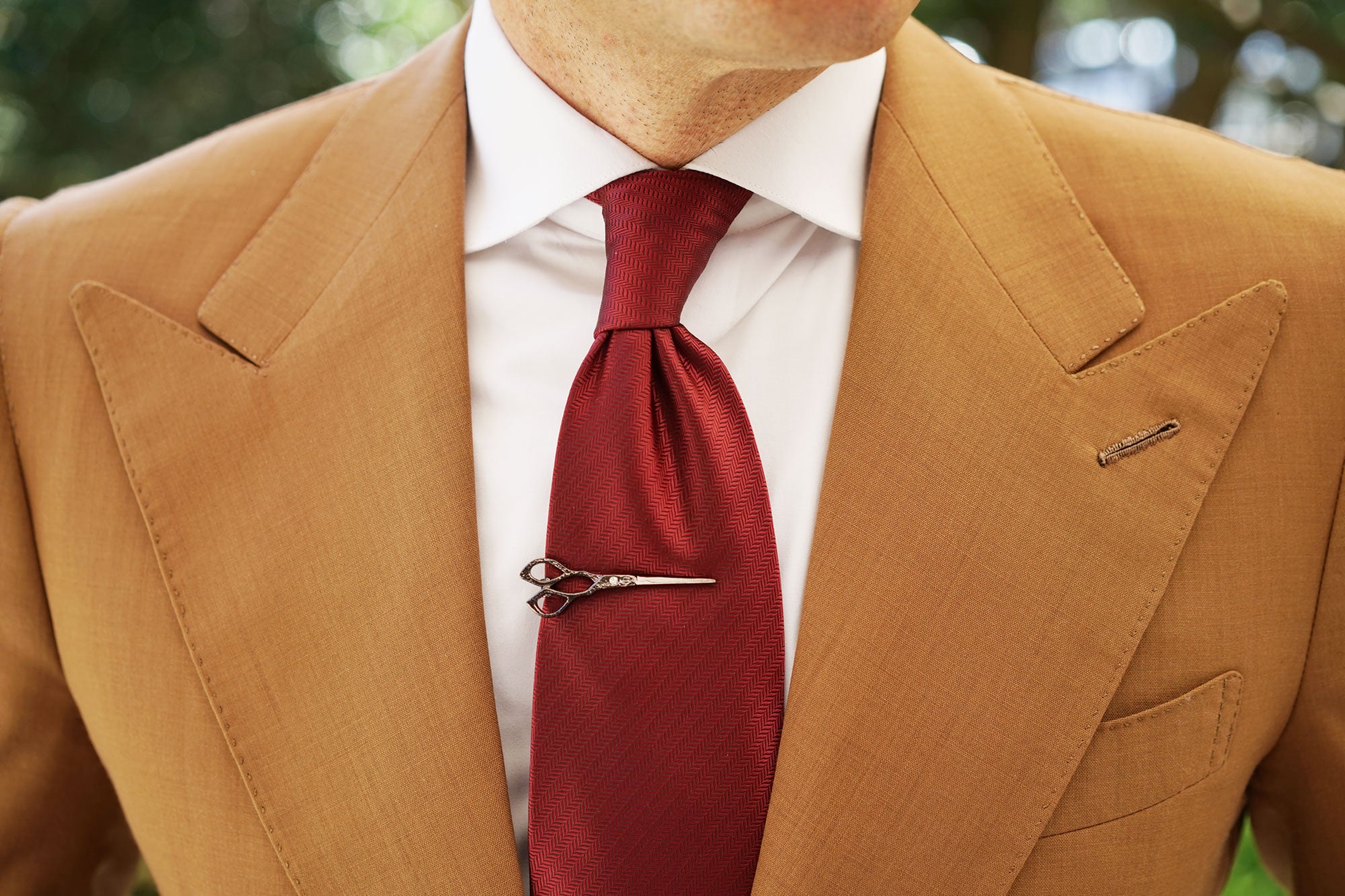 The Gunmetal Barber Scissors Tie Bar | Hairdresser Shears Black Tie ...