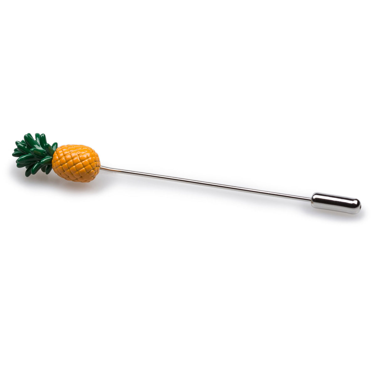 Tropical Pineapple Lapel Pin | Yellow Fruit Enamel Suit Brooch Pins | OTAA