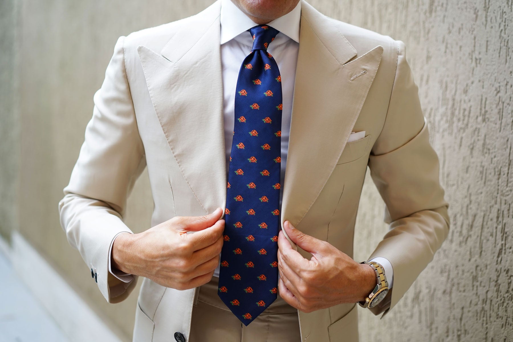 Tropical Turtle Necktie | Buy Animal Print Tie | Nautical Ties for Men ...