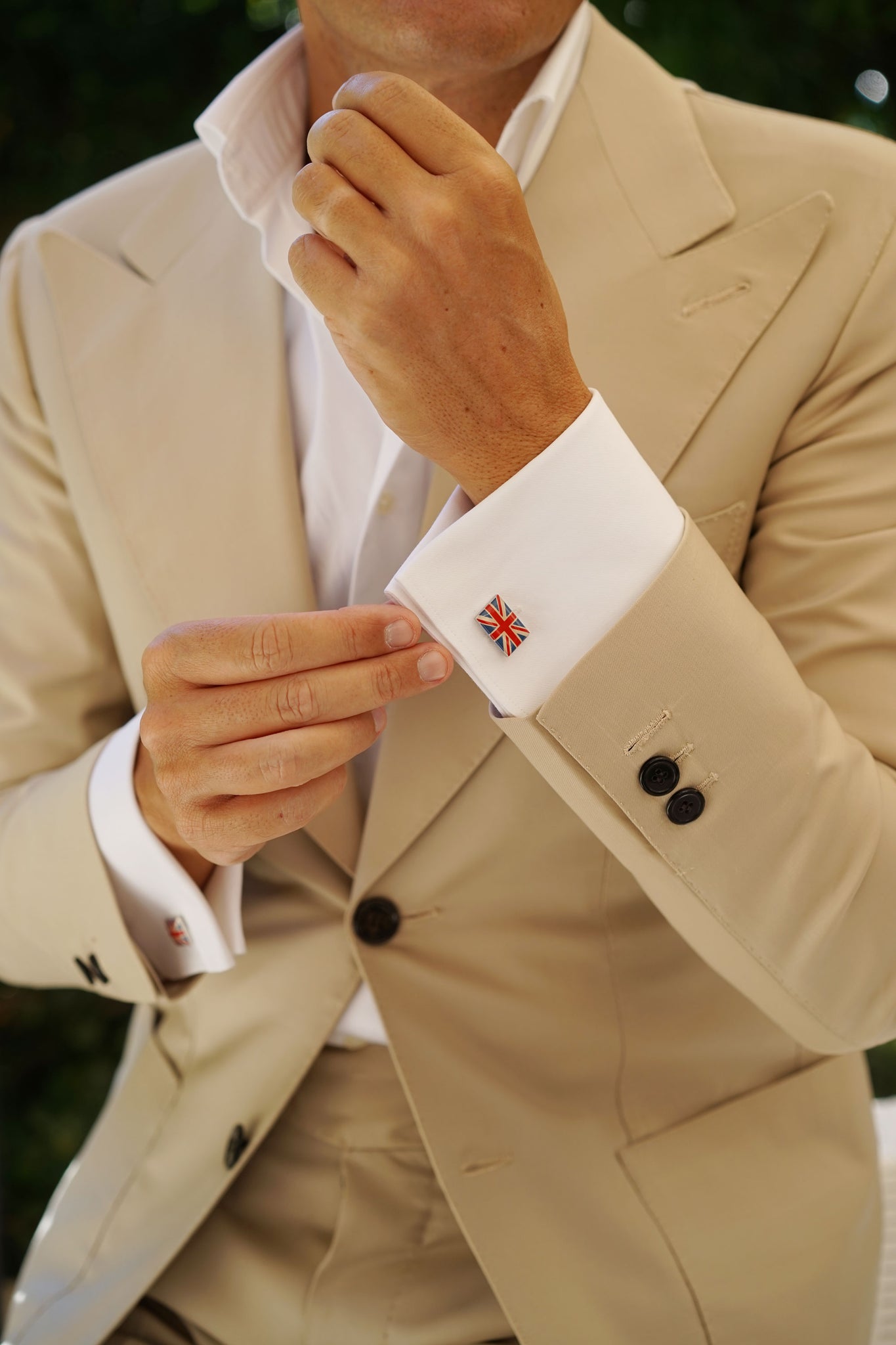 Union Jack Cufflinks | Great Britain Flag Cufflink | UK Cuff Links | OTAA