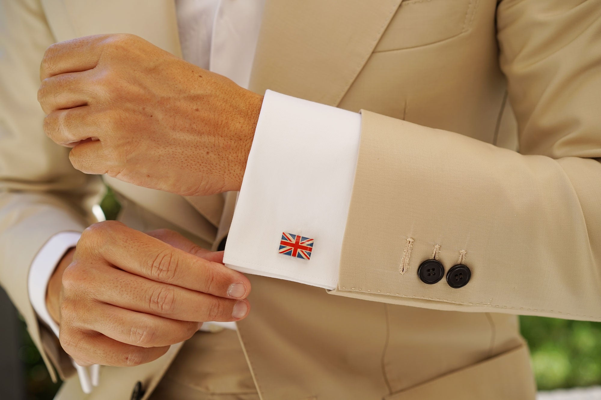 Union Jack Cufflinks | Great Britain Flag Cufflink | UK Cuff Links | OTAA