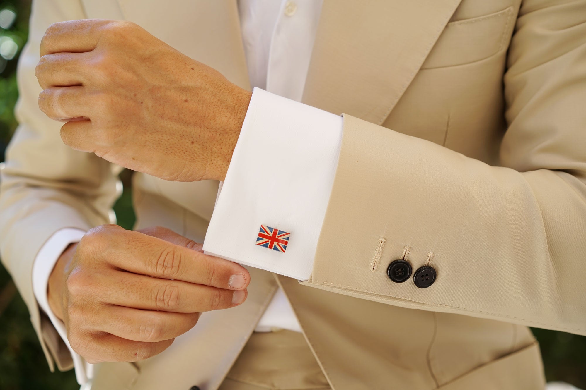 Union Jack Cufflinks | Great Britain Flag Cufflink | UK Cuff Links | OTAA
