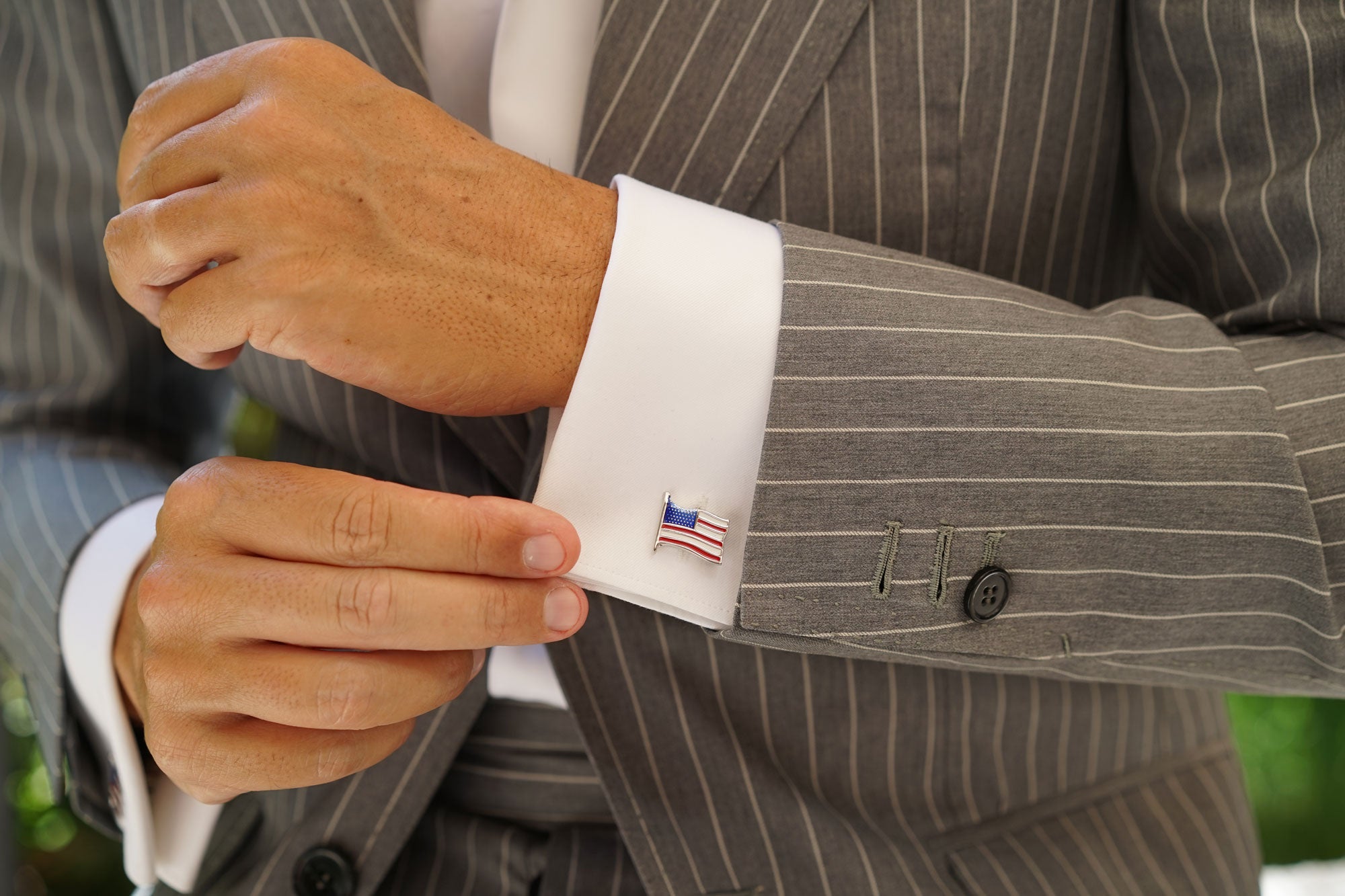 United States Flag Cufflinks | American Country Wave Flags Cuff Links ...
