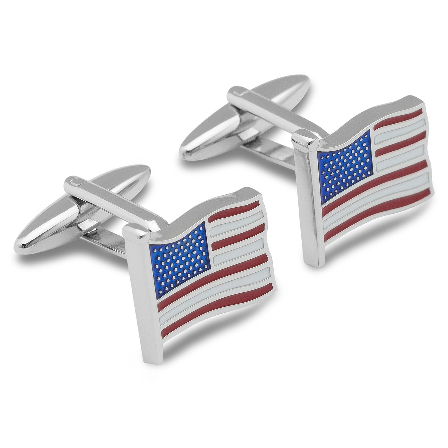 United States Flag Cufflinks | American Country Wave Flags Cuff Links ...