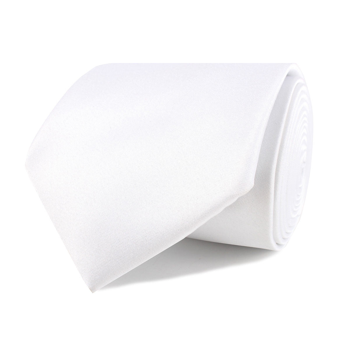 White Satin Necktie | Wedding Tie for Grooms & Groomsmen | Men's Ties ...